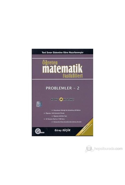 Öğreten Matematik Fasikülleri Problemler 2 - Güray Küçük Öğreten Matematik Fasikülleri Problemler 2 - Güray Küçük
