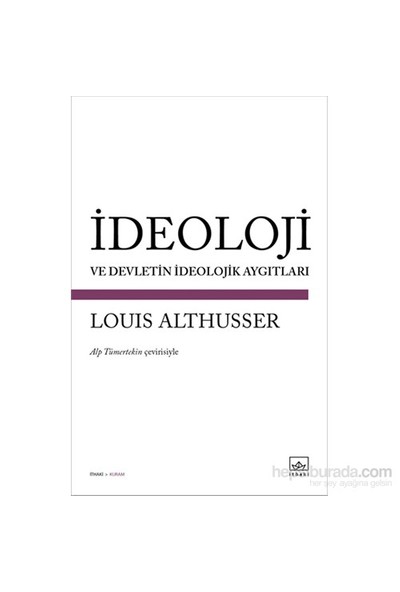 İdeoloji Ve Devletin İdeolojik Aygıtları-Louis Althusser