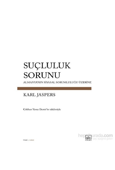 Suçluluk Sorunu-Karl Jaspers Suçluluk Sorunu-Karl Jaspers