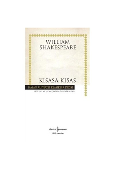 Kısasa Kısas (Ciltsiz)-William Shakespeare Kısasa Kısas (Ciltsiz)-William Shakespeare