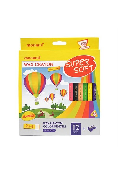 Monami Super Soft Kuru&Mum Boya 12 Renk Mkb165012 Monami Super Soft Kuru&Mum Boya 12 Renk Mkb165012