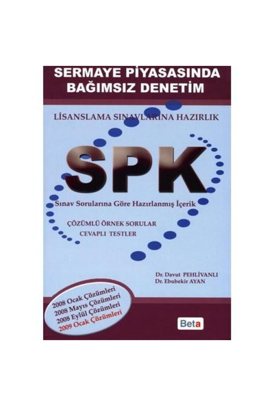 Spk - Sermaye Piyasasında Bağımsız Denetim