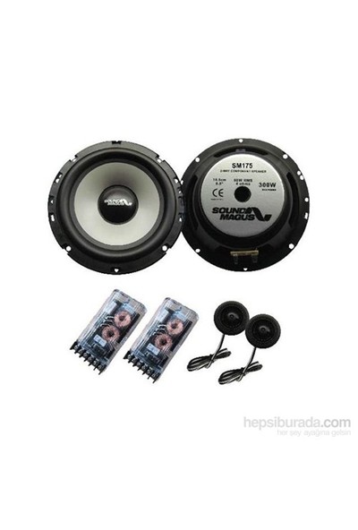 Soundmagus SM175 16 cm 300 Watt Component Takımı Soundmagus SM175 16 cm 300 Watt Component Takımı
