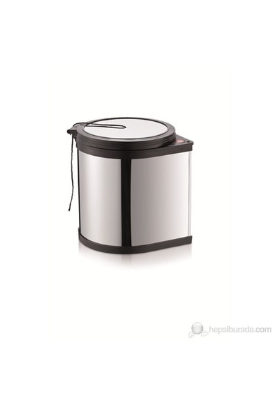 Alper Krom Dolap İçi Çöp Kovası 10 Lt
