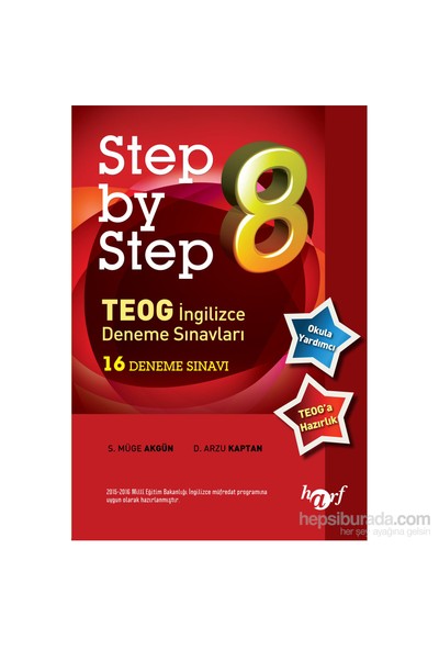 Step By Step Teog İngilizce Deneme Sınavları-S. Müge Akgün Step By Step Teog İngilizce Deneme Sınavları-S. Müge Akgün
