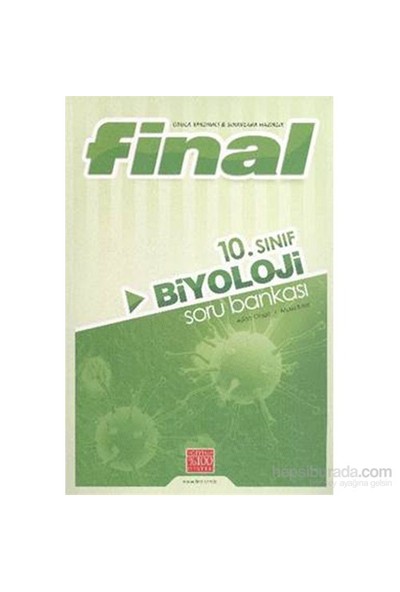 Final 10. Sınıf Biyoloji Soru Bankası 2014-Kolektif