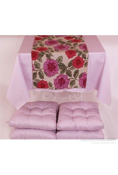 Yastıkminder Koton Lila 4 Lü Minder Seti
