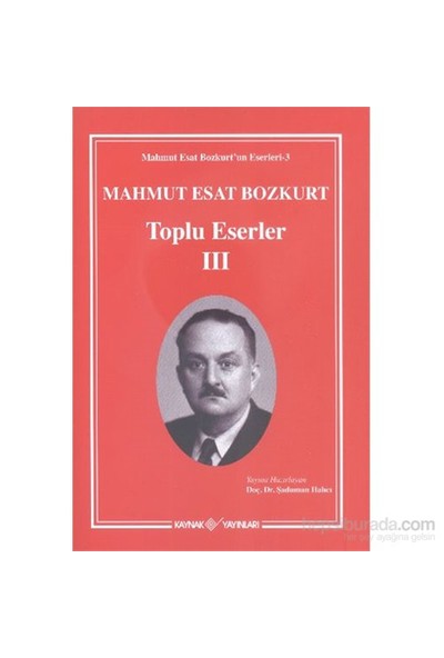 Mahmut Esat Bozkurt Toplu Eserler Iıı-Mahmut Esat Bozkurt