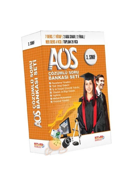 İlkumut 3.Sınıf Açık Öğretim Çözümlü Soru Bankası Seti (28 VCD + 7 Kitap)