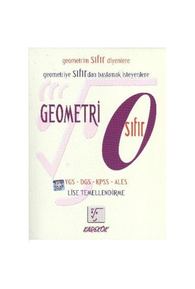 Karekök Yayınları Geometri Sıfır Kitabı