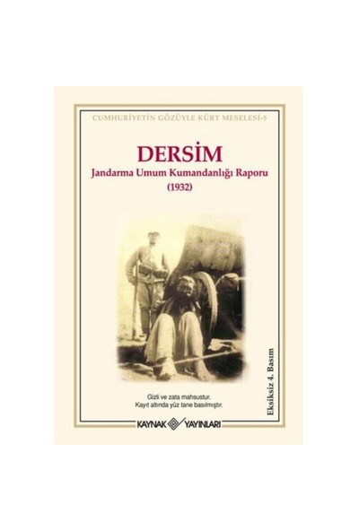 DERSİM - Jandarma Umum Kumandanlığı Raporu (1932)