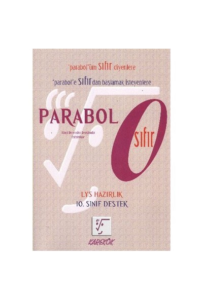 Karekök Yayınları Parabol Sıfır