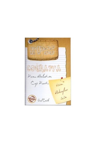 Süre Kpss Coğrafya Konu Anlatım Cep Kartı Süre Kpss Coğrafya Konu Anlatım Cep Kartı