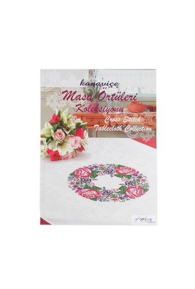 Tuva Yayıncılık Kanaviçe Masa Örtüleri Koleksiyonu Nakış Dergisi-Kolektif