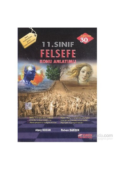 Esen Yayınları 11. Sınıf Felsefe Konu Anlatımlı - Rıdvan Dansuk Alpay Kozan Esen Yayınları 11. Sınıf Felsefe Konu Anlatımlı - Rıdvan Dansuk Alpay Kozan