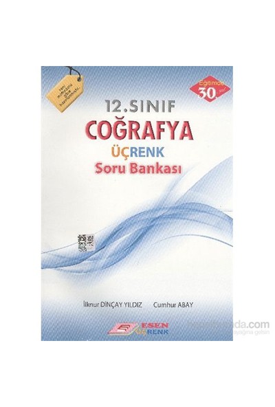 Esen 12. Sınıf Coğrafya Üçrenk Soru Bankası-İlknur Dinçay Yıldız