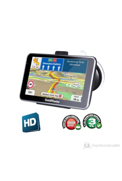 Goldmaster NAV-579 HD TMC Navigasyon Cihazı
