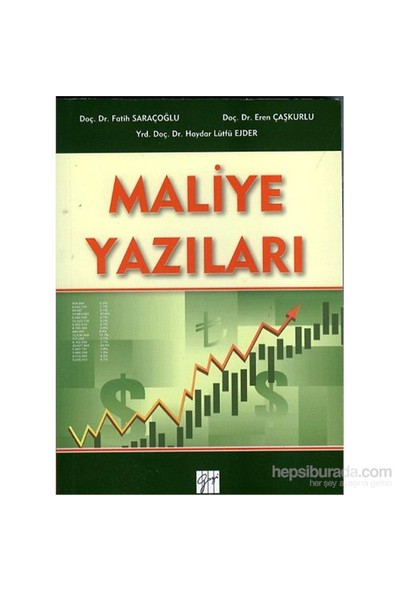 Maliye Yazıları-Haydar Lütfü Ejder Maliye Yazıları-Haydar Lütfü Ejder