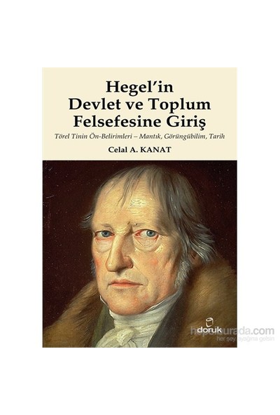 Hegel’İn Devlet Ve Toplum Felsefesine Giriş-Celal A. Kanat Hegel’İn Devlet Ve Toplum Felsefesine Giriş-Celal A. Kanat