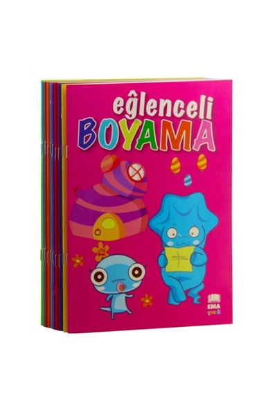 Eğlenceli Boyama Seti (10 Kitap)-Kolektif Eğlenceli Boyama Seti (10 Kitap)-Kolektif