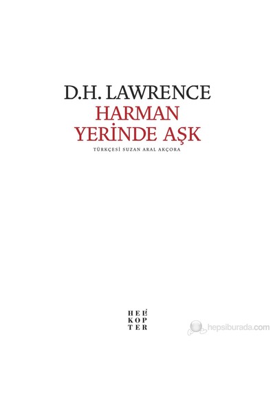 Harman Yerinde Aşk - David Herbert Lawrence Harman Yerinde Aşk - David Herbert Lawrence