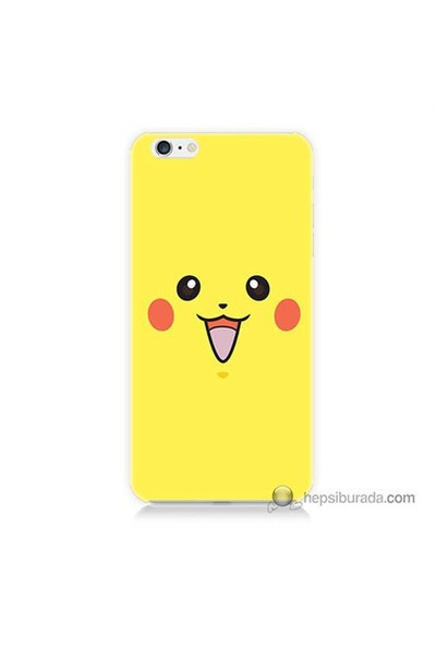 Teknomeg İphone 6S Plus Kapak Kılıf Pokemon Pikachu Baskılı Silikon Teknomeg İphone 6S Plus Kapak Kılıf Pokemon Pikachu Baskılı Silikon