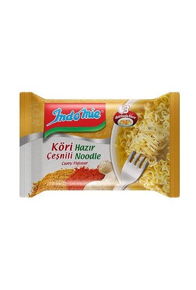 İndomie Köri Soslu Tavuk Aromalı Paket Noodle İndomie Köri Soslu Tavuk Aromalı Paket Noodle