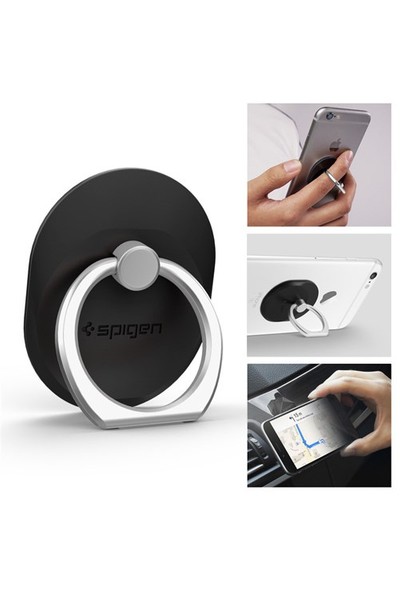 Spigen Style Ring Selfie Yüzüğü / Araç Tutacağı / Stand Black - SGP11845 Spigen Style Ring Selfie Yüzüğü / Araç Tutacağı / Stand Black - SGP11845