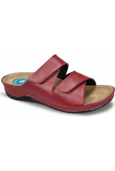 Ceyo Kadın Terlik Bordo 9946