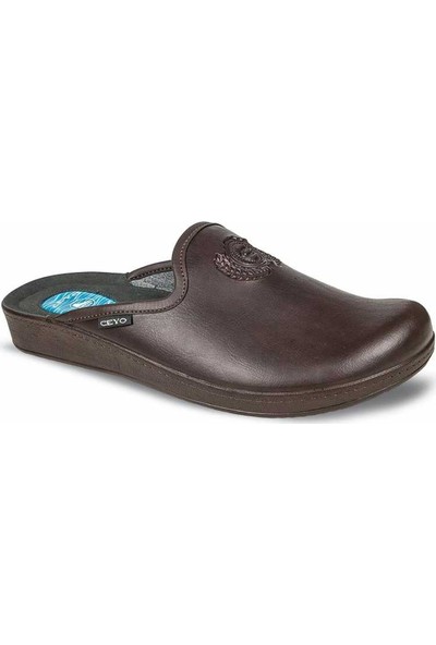 Ceyo Erkek Terlik Kahverengi 9933-7