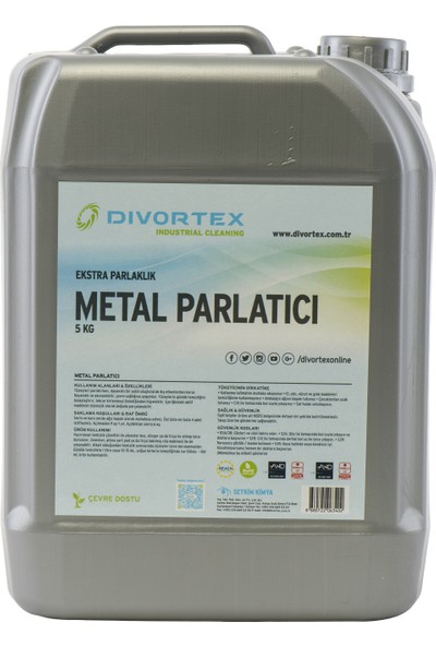 Divortex Metal Yüzey Parlatıcı 5 kg.