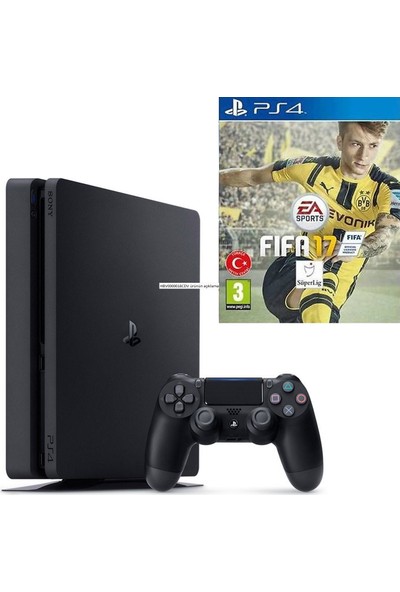 Sony Ps4 Slim 500 GB Cuh - 2016A Oyun Konsolu + Fifa 2017 (Türkçe) Sony Ps4 Slim 500 GB Cuh - 2016A Oyun Konsolu + Fifa 2017 (Türkçe)