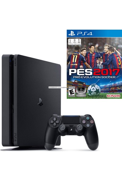 Sony Ps4 Slim 500 GB Cuh - 2016A Oyun Konsolu + Pes 2017 (Türkçe)