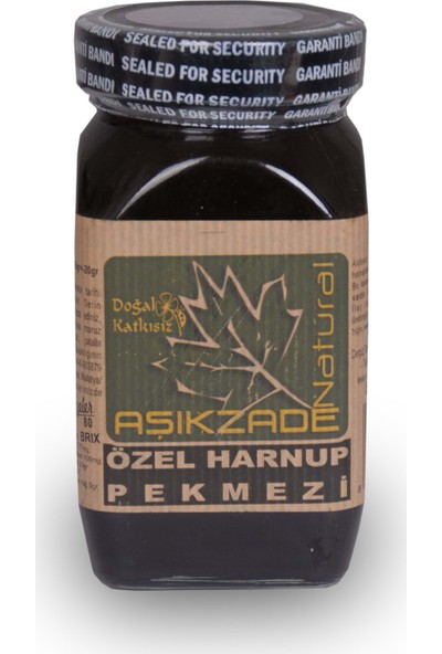 Aşıkzade Organik harnup (Keçiboynozu) Pekmezi (460 Gr)