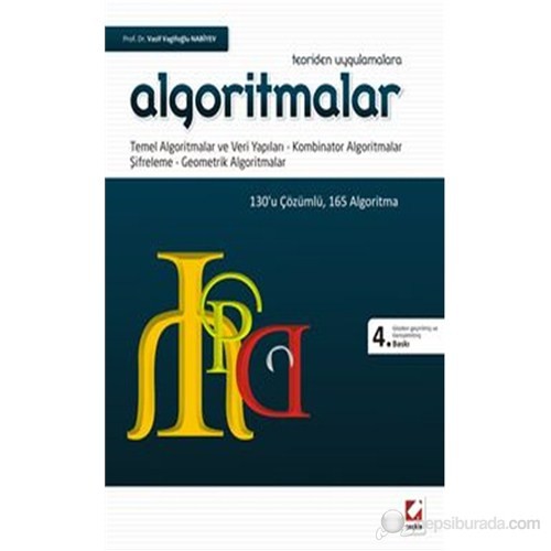 Algoritmalar - Temel Algoritmalar ve Veri Yapıları – Kitabı