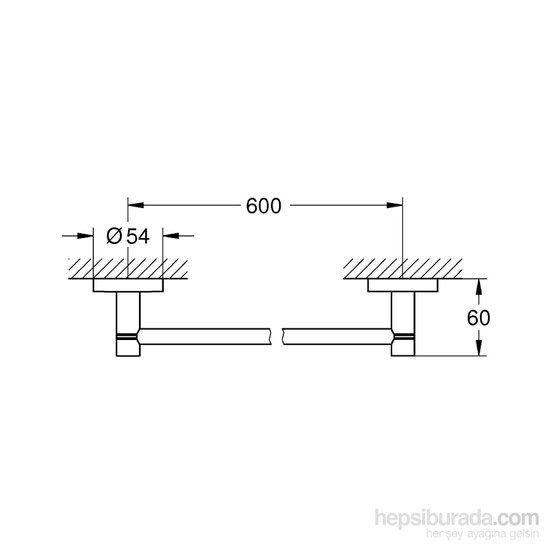 Grohe Essentials Uzun Havluluk Banyo Aksesuarı - 40366001 Fiyatı