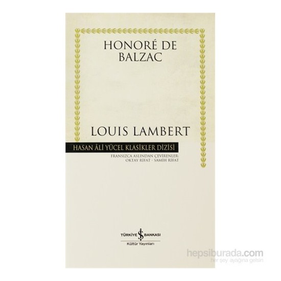 Louis Lambert Kitabı ve Fiyatı - Hepsiburada