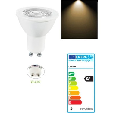 OSRAM LED VALUE PAR16 GU10 5W 3000K 350LM, 53% OFF