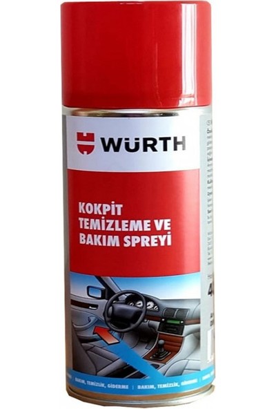 Würth Kokpit Temizleme ve Bakım Spreyi 400 ml