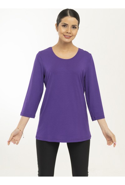 Hepisize Mor 3/4 (Truvakar Kol) Kol Basic Tunik