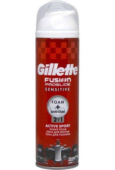 Gillette Fusion Proglide Tıraş Köpüğü 250 ml Sensitive Gillette Fusion Proglide Tıraş Köpüğü 250 ml Sensitive