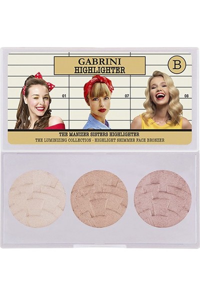 Gabrini Highlighter Aydınlatıcı Paleti 3'lü Color: B Gabrini Highlighter Aydınlatıcı Paleti 3'lü Color: B