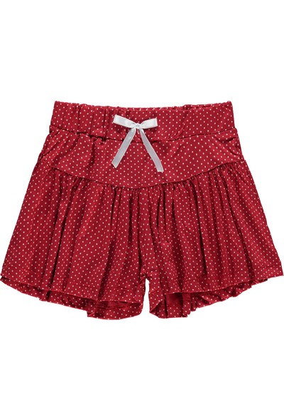 Civil Girls Kız Çocuk Etek 6-9 Yaş Kırmızı