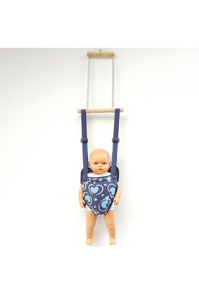 Birdolumarka Mavi Lacivert Kalpli Hoppala Salıncak