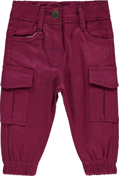 Civil Baby Kız Bebek Pantolon 6-18 Ay Mürdüm Civil Baby Kız Bebek Pantolon 6-18 Ay Mürdüm