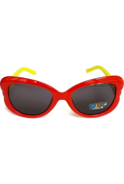 Kids Siyah Lens ve Kırmızı Sarı Çerçeveli UV400 Çocuk Güneş Gözlüğü CHCG112 Kids Siyah Lens ve Kırmızı Sarı Çerçeveli UV400 Çocuk Güneş Gözlüğü CHCG112