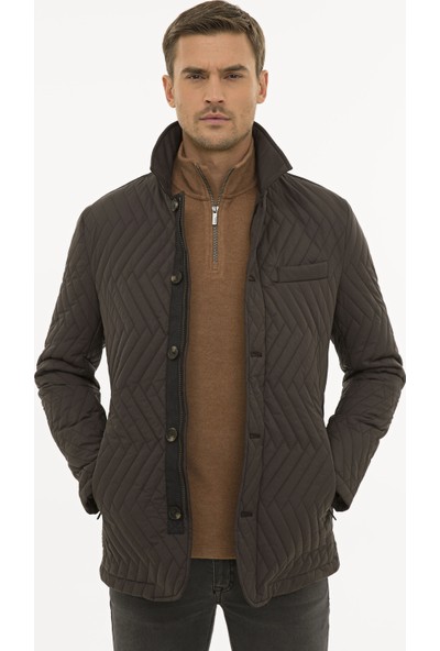 Pierre Cardin Kahverengi Standart Fit Sentetik Mont 50227114-VR029 Pierre Cardin Kahverengi Standart Fit Sentetik Mont 50227114-VR029