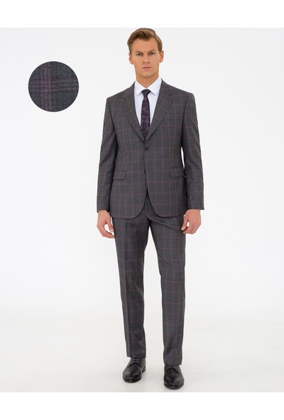 Pierre Cardin Gri Slim Fit Takım Elbise 50233694-VR058