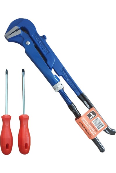 Kayasan Maşalı Boru Anahtarı 1 Inç Duz Yıldız Tornavida