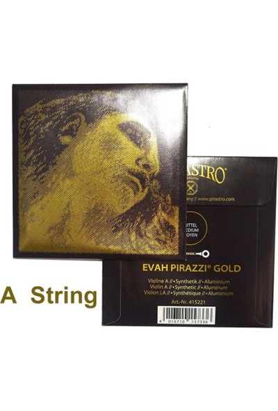 Pirastro Evah Pirazzi Gold A ( La ) Tek Keman Teli 415221 Pirastro Evah Pirazzi Gold A ( La ) Tek Keman Teli 415221
